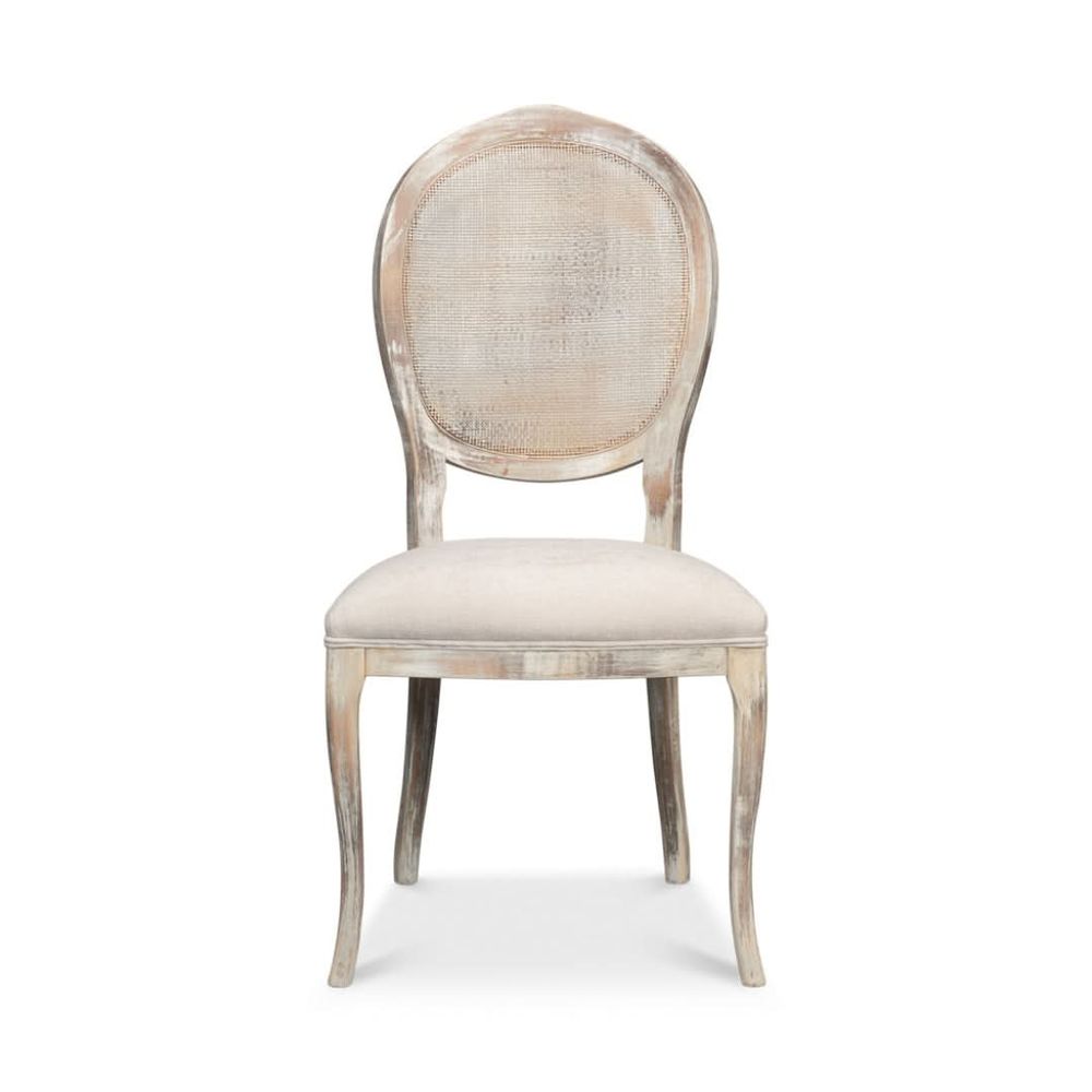 Oval Cane Back Side Chair – France & Son