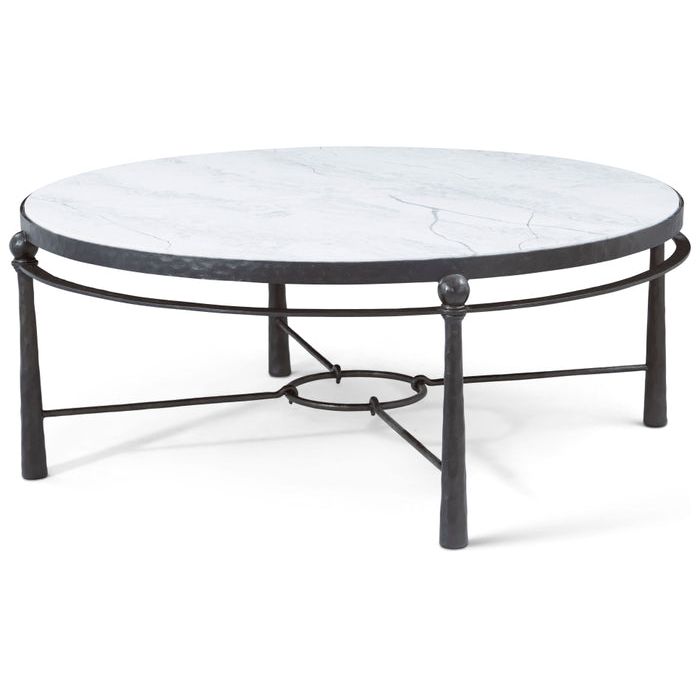 Spencer London Round Metal Cocktail Table – France & Son