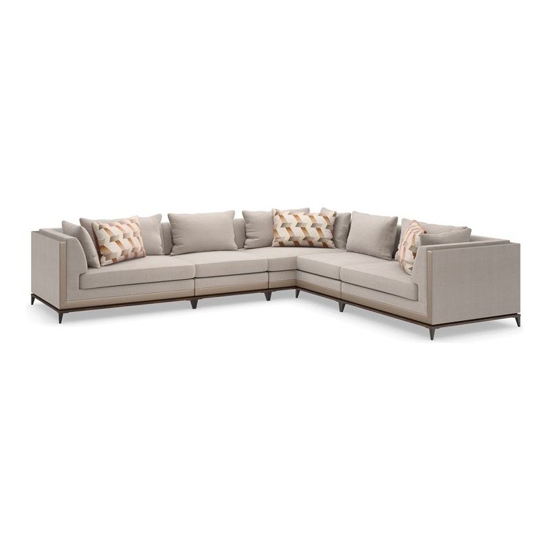 Islander Raf Loveseat - Brown, Bronze – France & Son
