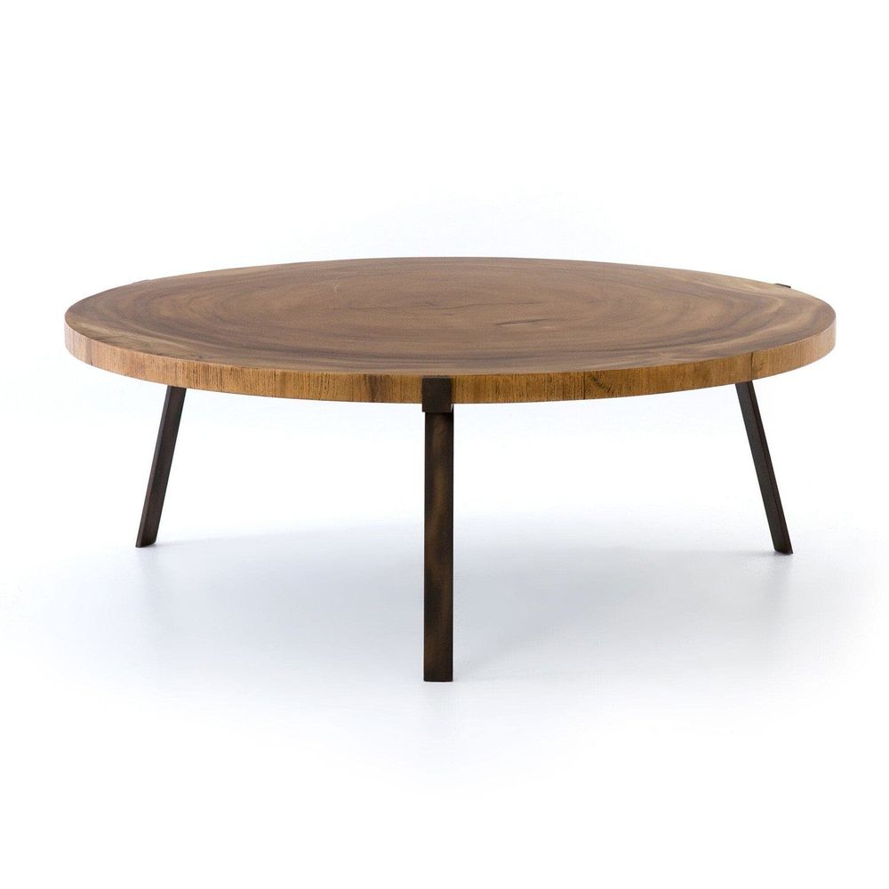 Brianna Coffee Table - Blonde Guanacaste – France & Son