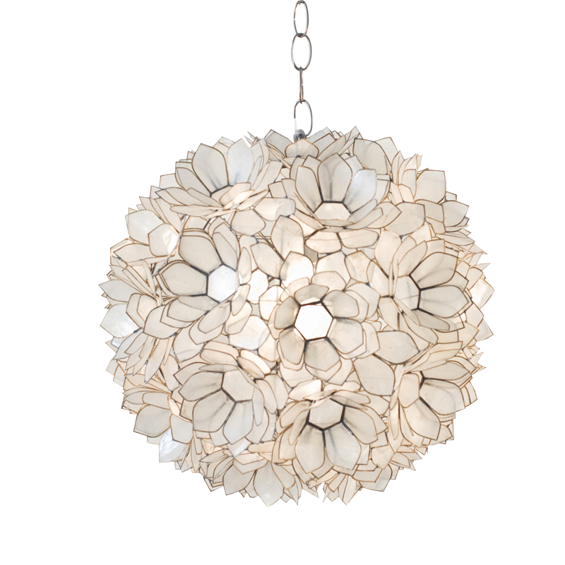 Venus - 15' Lotus Capiz Chandelier – France & Son