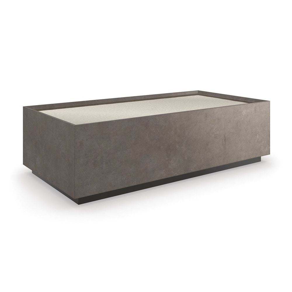 Obsidian Cocktail Table - Grey, Black – France & Son