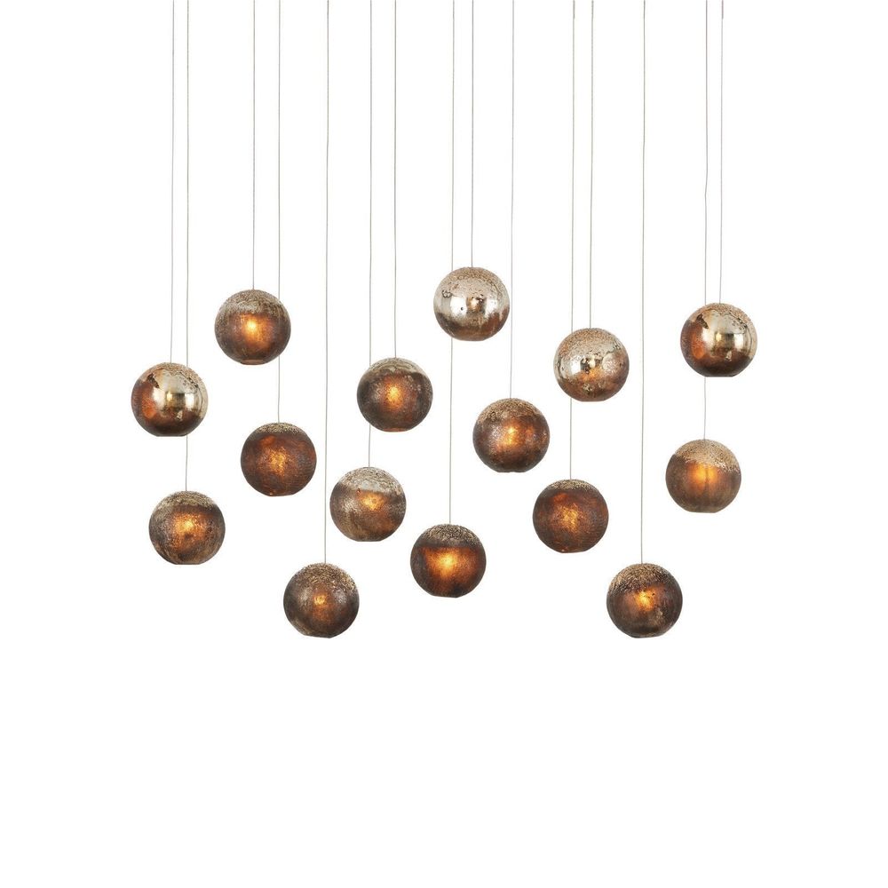 Pathos 15-Light Linear Multi-Drop Pendant – France & Son