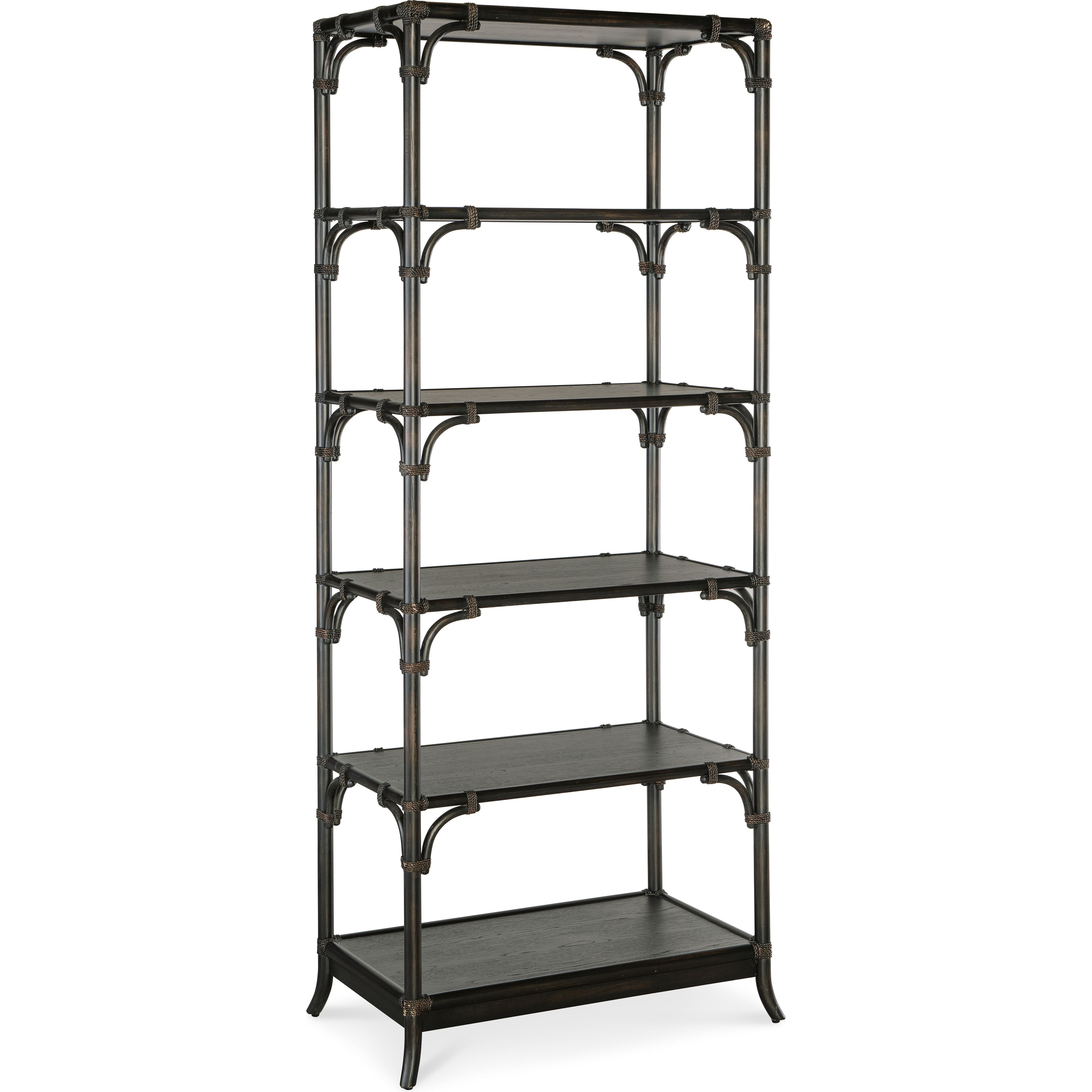 Retreat Pole Rattan Bookcase - Dark Wood – France & Son