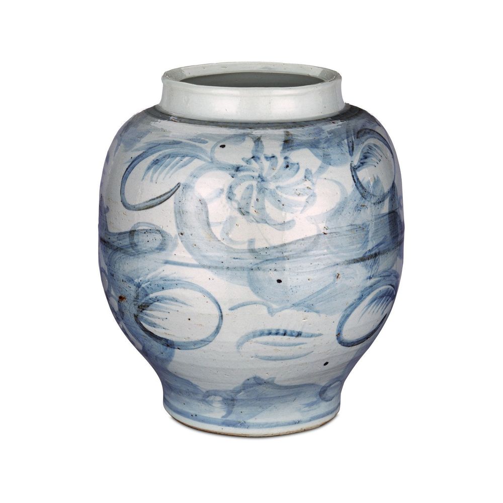 Ming-Style Countryside Large Preserve Pot – France & Son