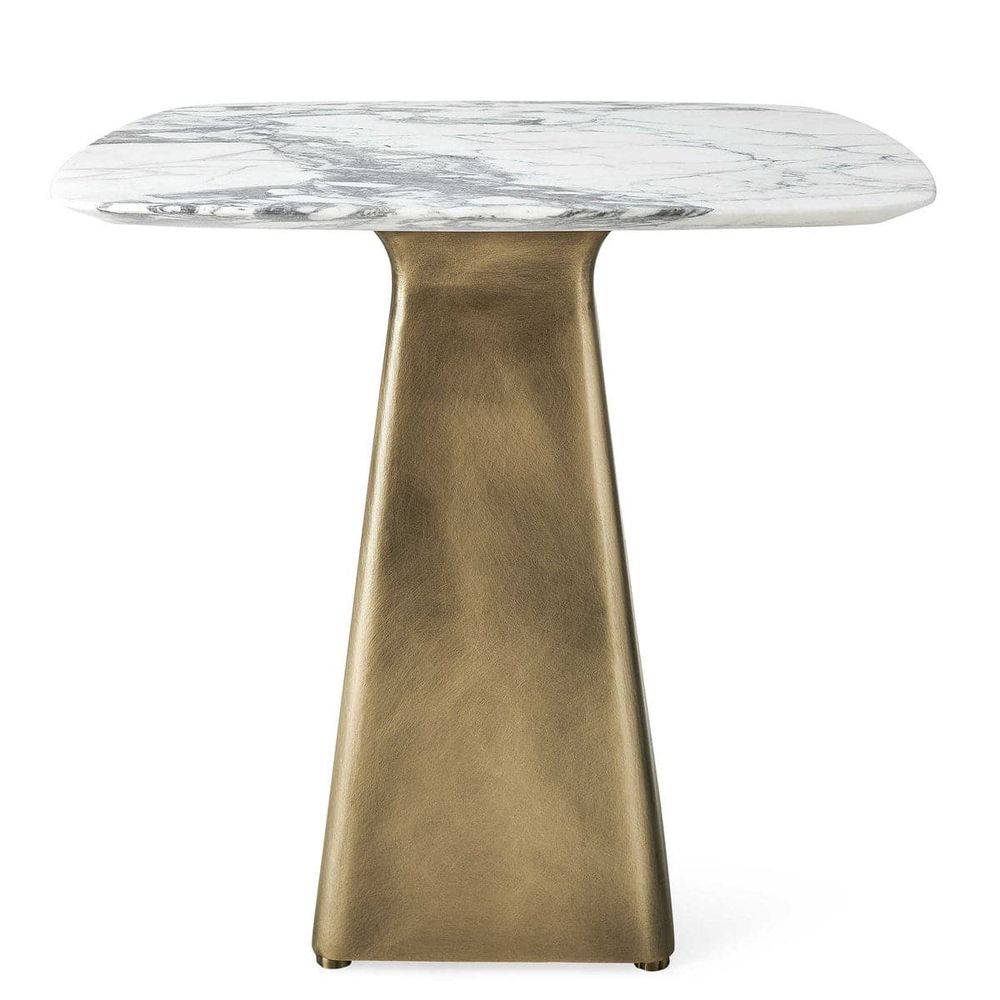 Permelia Side Table - Marble/Brass, 2 Cartons – France & Son