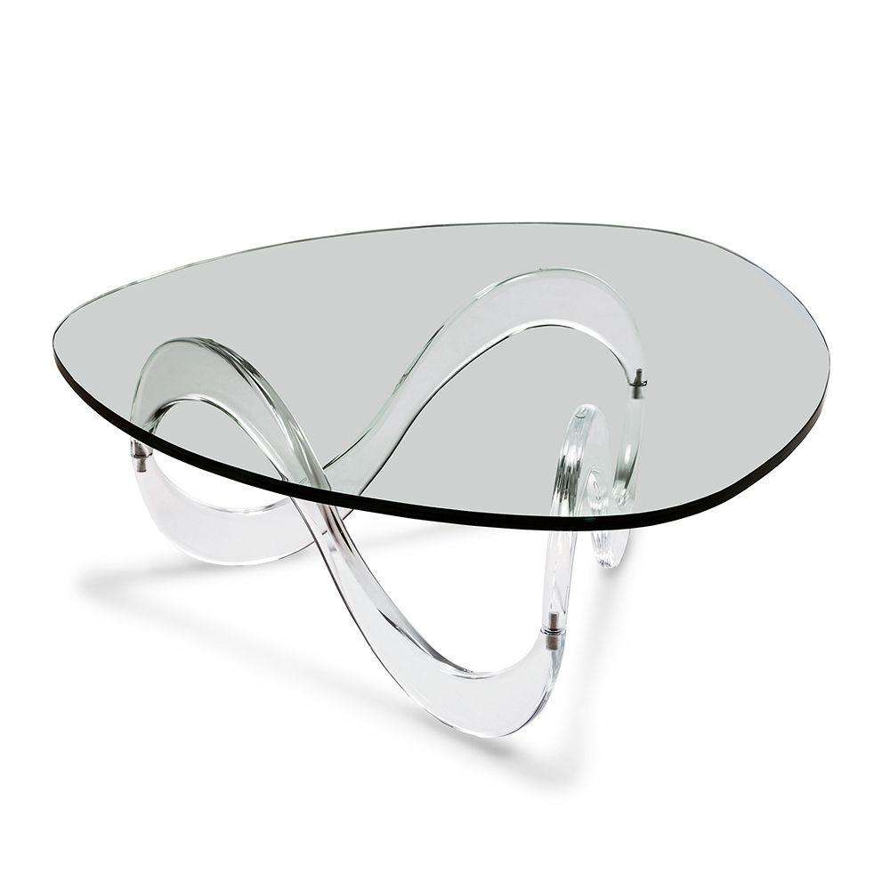 Isolde Wave Table - Clear – France & Son