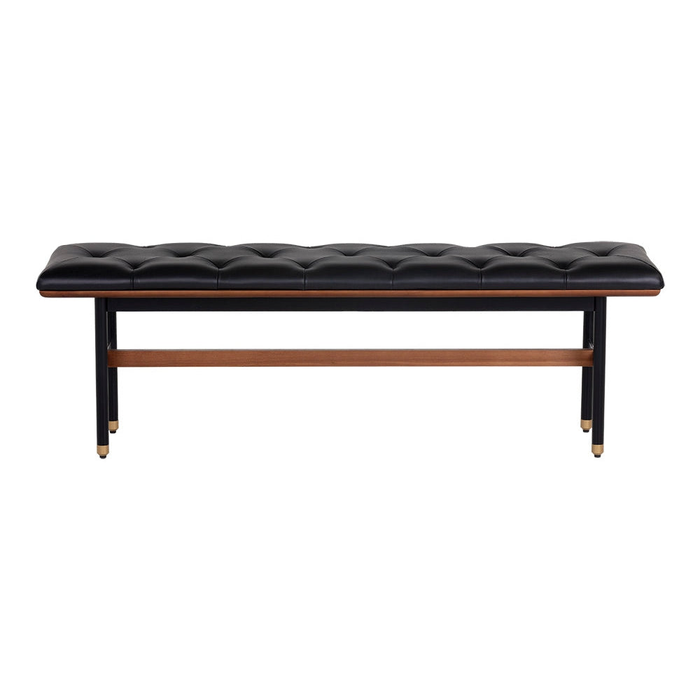 Staten Bench - Black by Sunpan Benches SUNPAN-107612 – France & Son