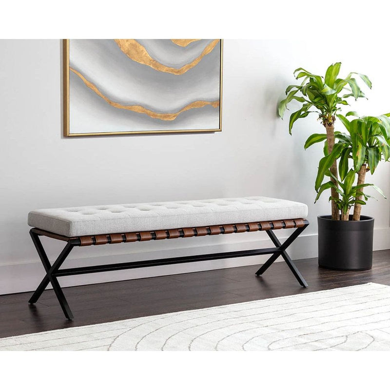 Kenji Bench - Small by Sunpan Benches SUNPAN-105362 – France & Son
