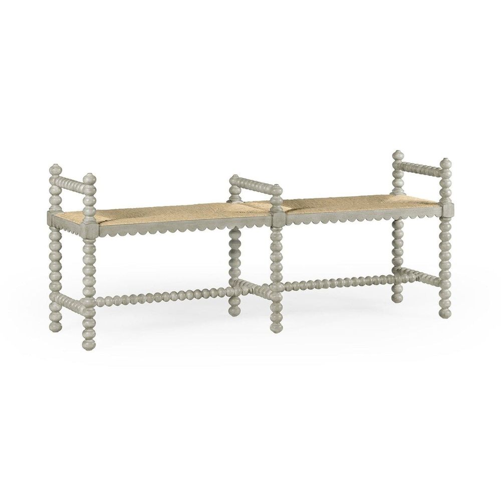 Bellingham Country Grey Bench by Jonathan Charles Benches JCHARLES ...