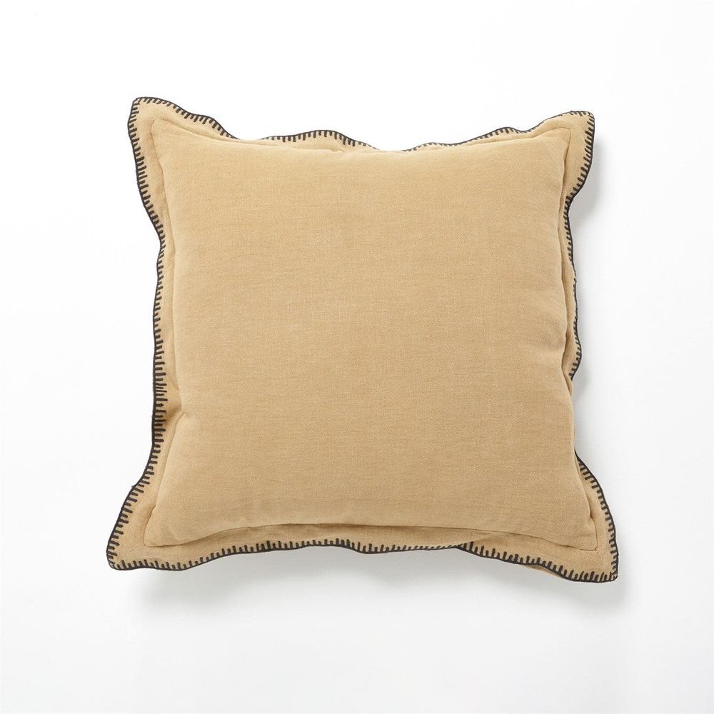Stitched Pillow - Gold – France & Son