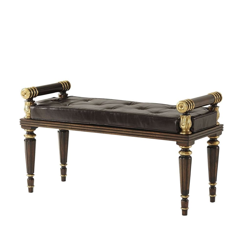 The Hall Bench by Theodore Alexander Benches THEO-RE44006DC – France & Son