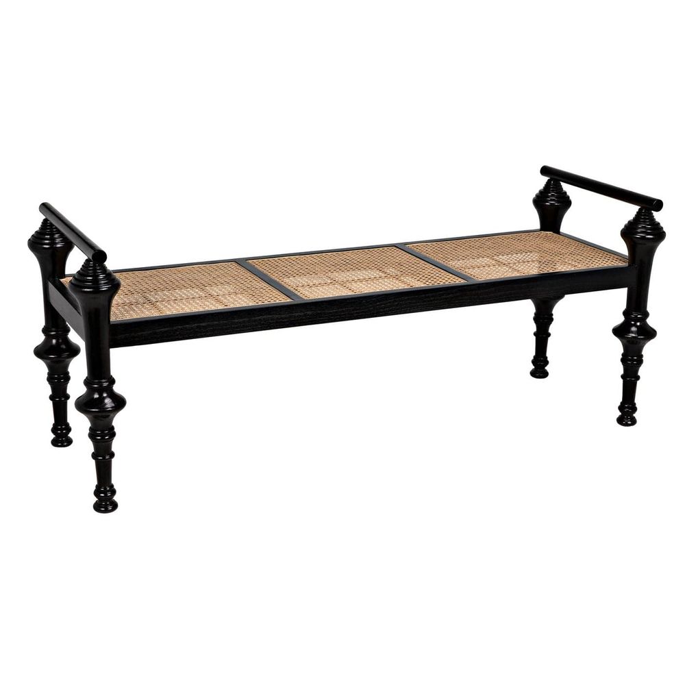 Indochine Bench by Noir Benches NOIR-AE-93CHB – France & Son