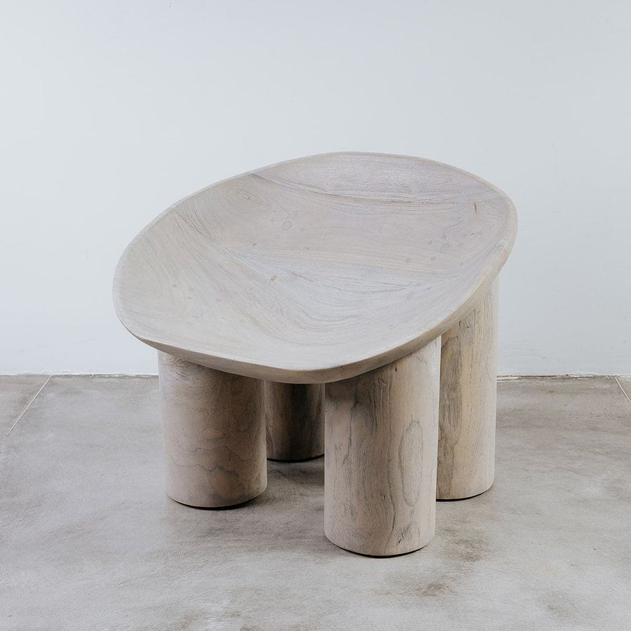 Chunk Chair - Whitewashed Teak – France & Son