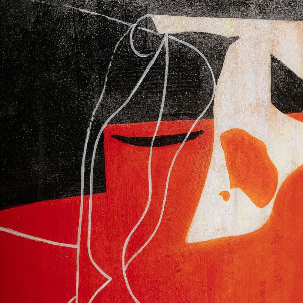 Rumination of Muted Expression Oil on Canvas – France & Son