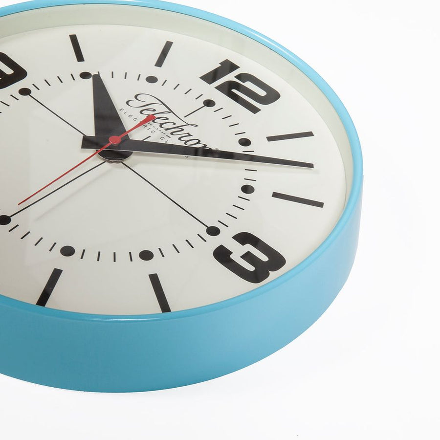 Retro Arden Wall Clock - Blue – France & Son