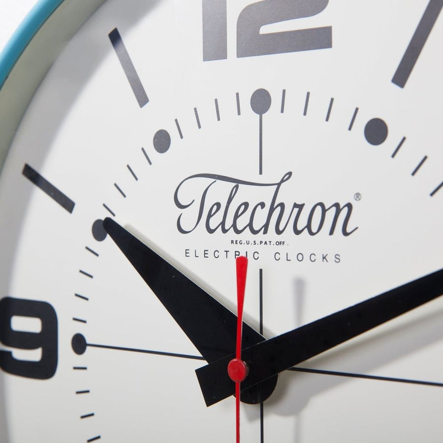 Retro Arden Wall Clock - Blue – France & Son