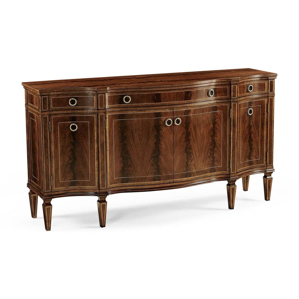 Buckingham Serpentine Mahogany Sideboard by Jonathan Charles Sideboards ...