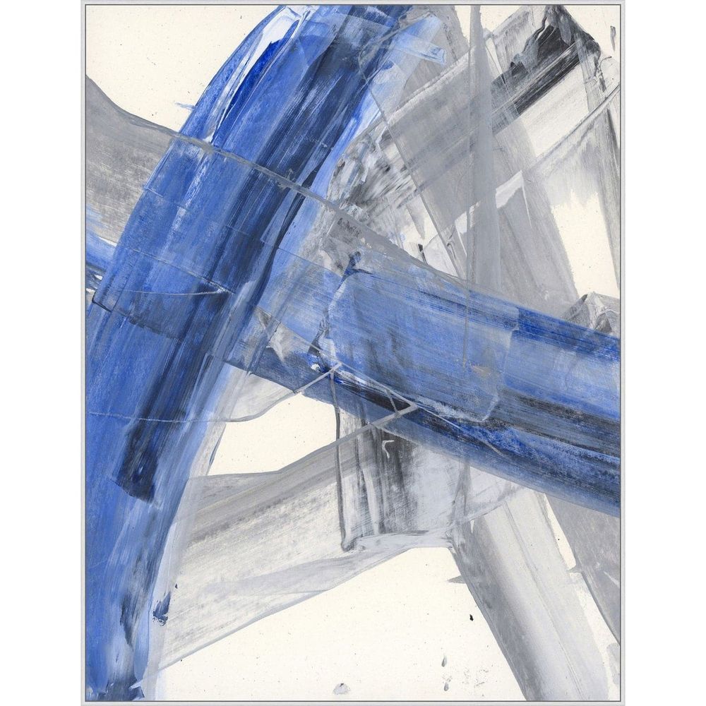 Blue Swoosh by Wendover Wall Art WEND-WLA1929 – France & Son